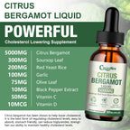 Natural cholesterol support with Citrus Bergamot