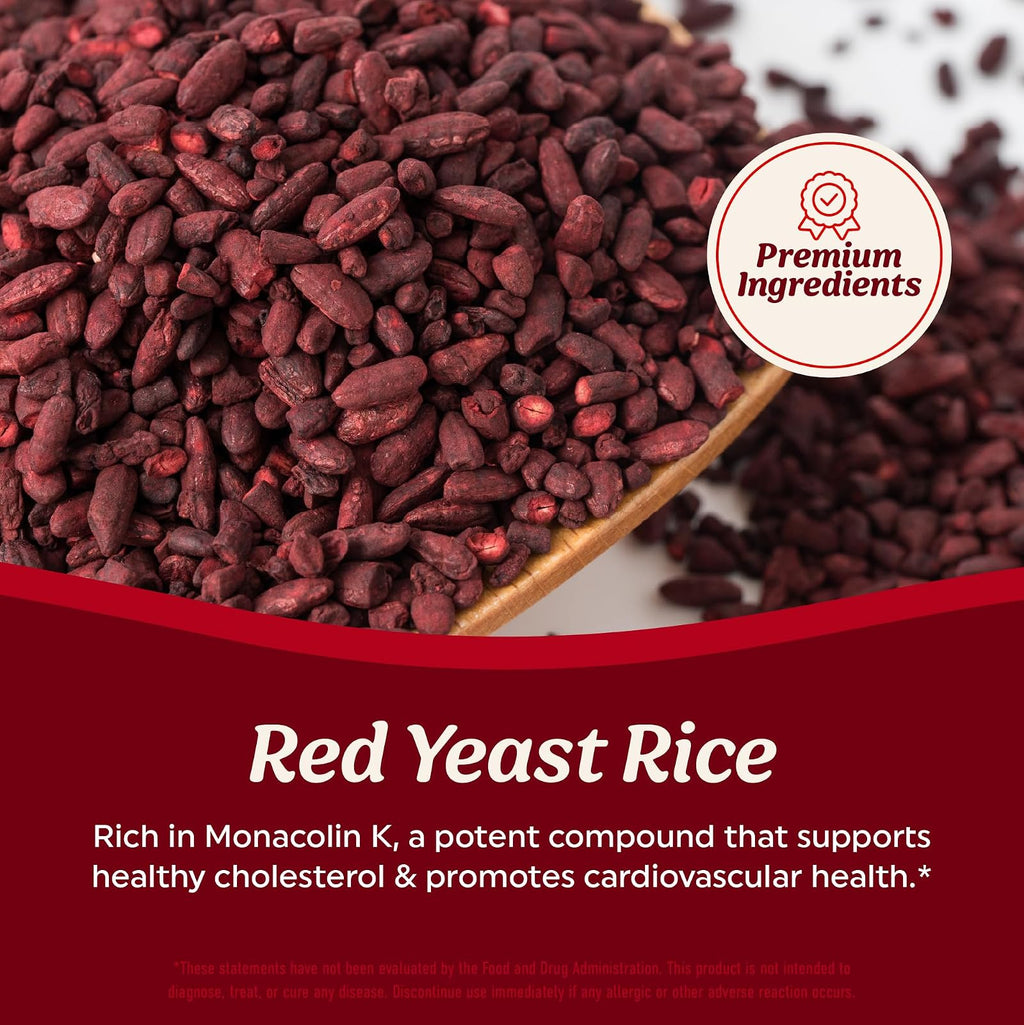 natural cholesterol support with Red Yeast Rice