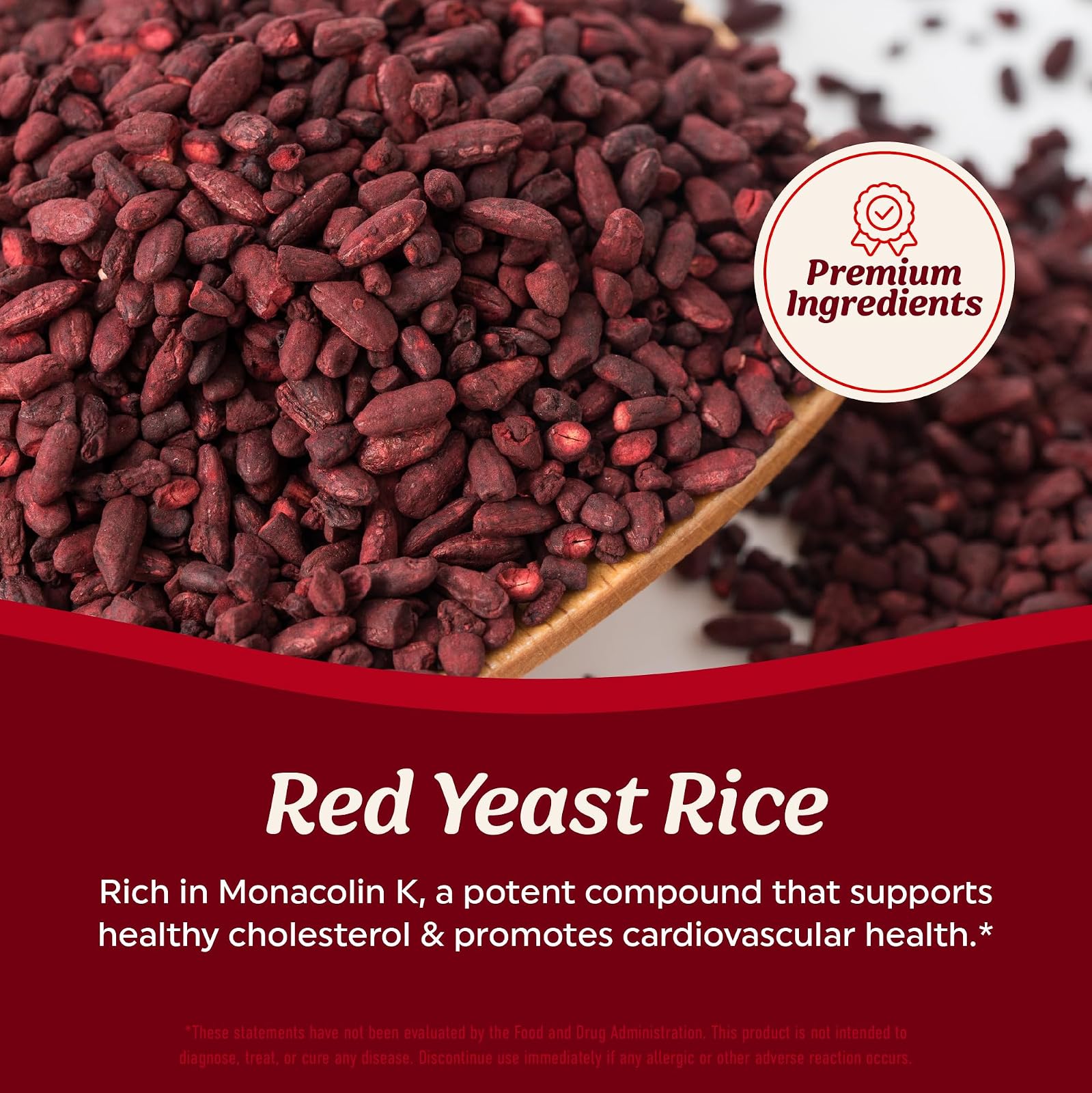 natural cholesterol support with Red Yeast Rice