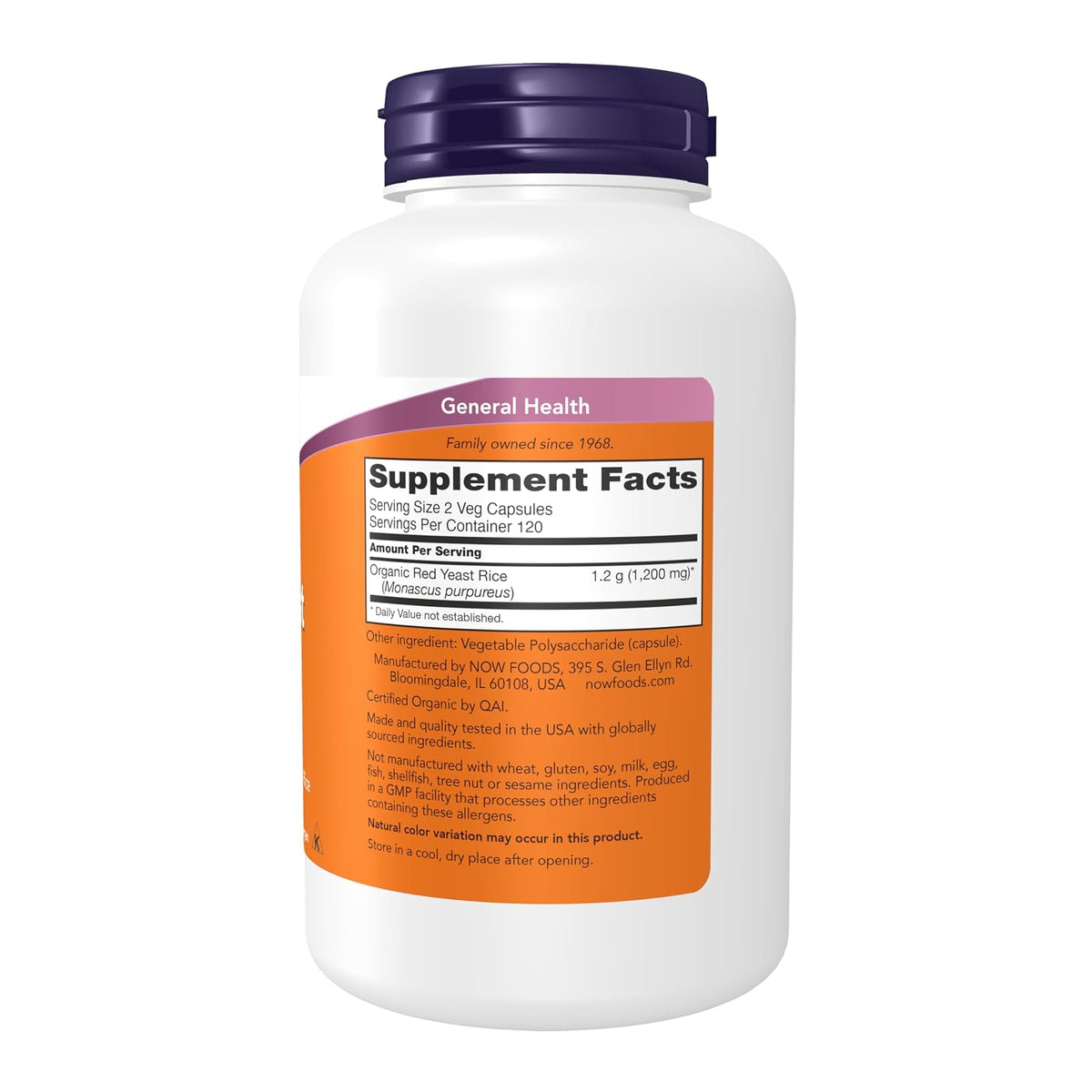 Natural cholesterol support with Red Yeast Rice