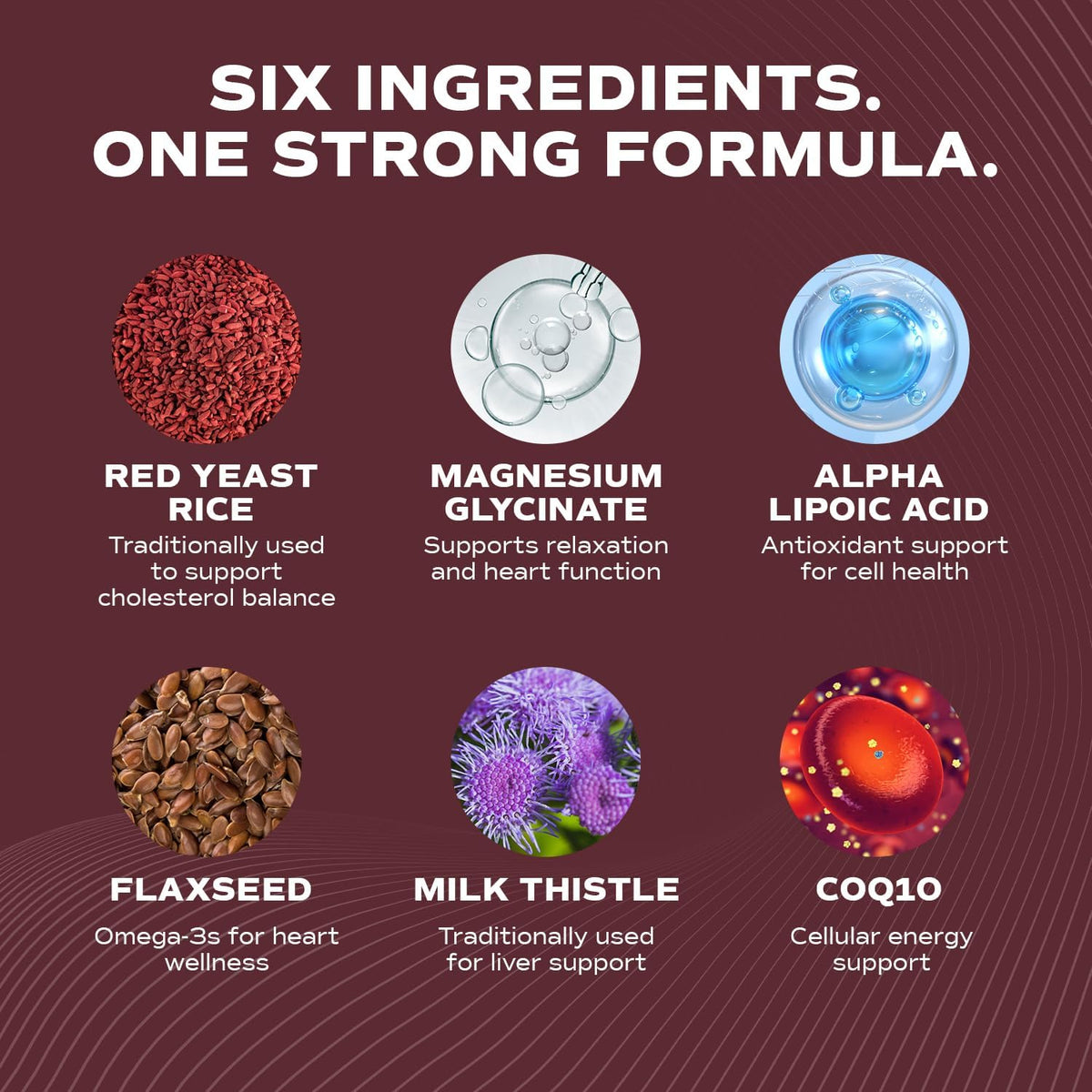 Natural cholesterol support with Red Yeast Rice