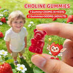 Natural Choline gummies for improved focus