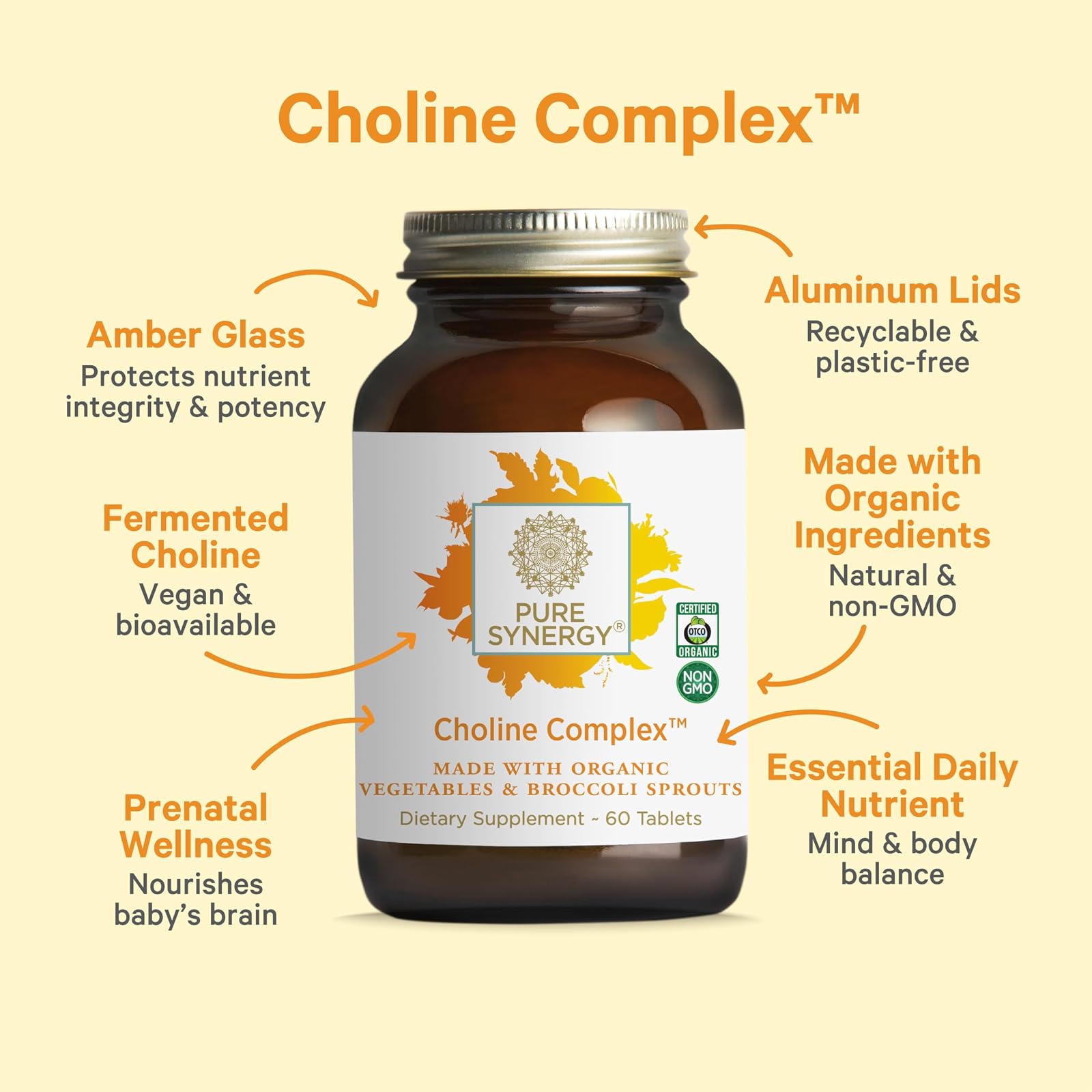 Natural choline supplement for energy