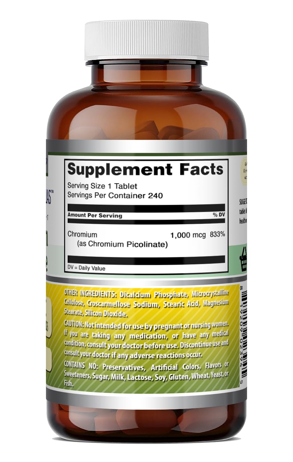 natural chromium picolinate for weight management