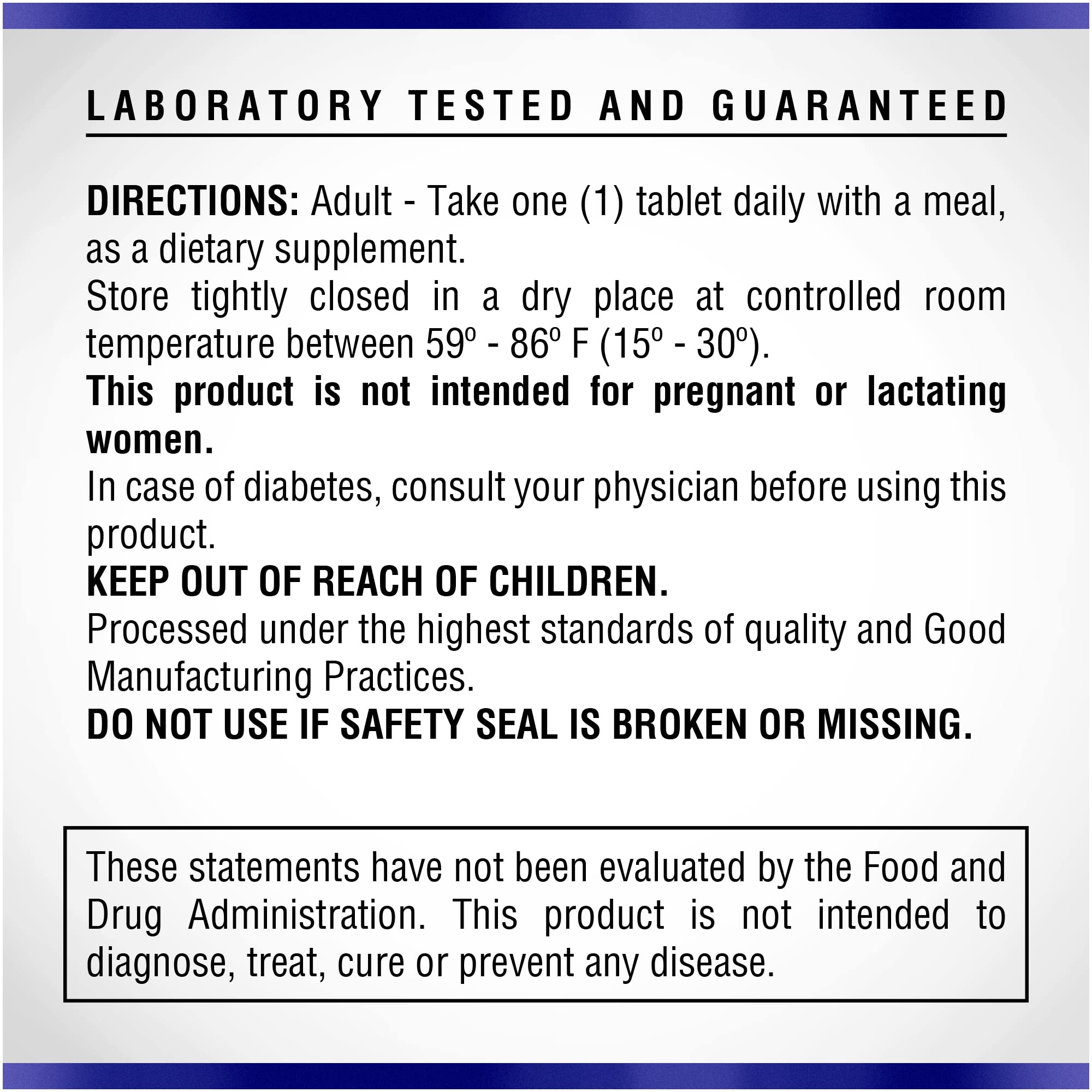 natural chromium picolinate tablets
