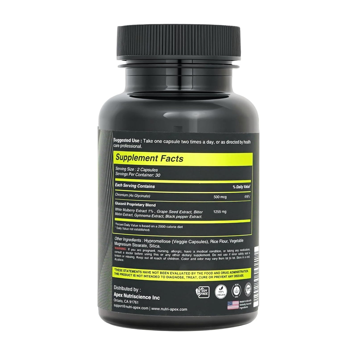 Natural Chromium supplement with Bitter Melon