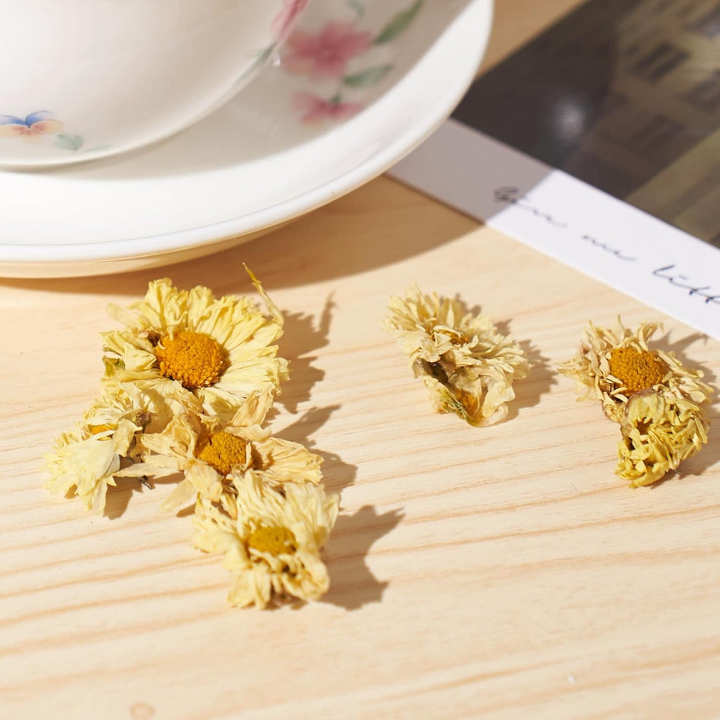 natural chrysanthemum tea infusion
