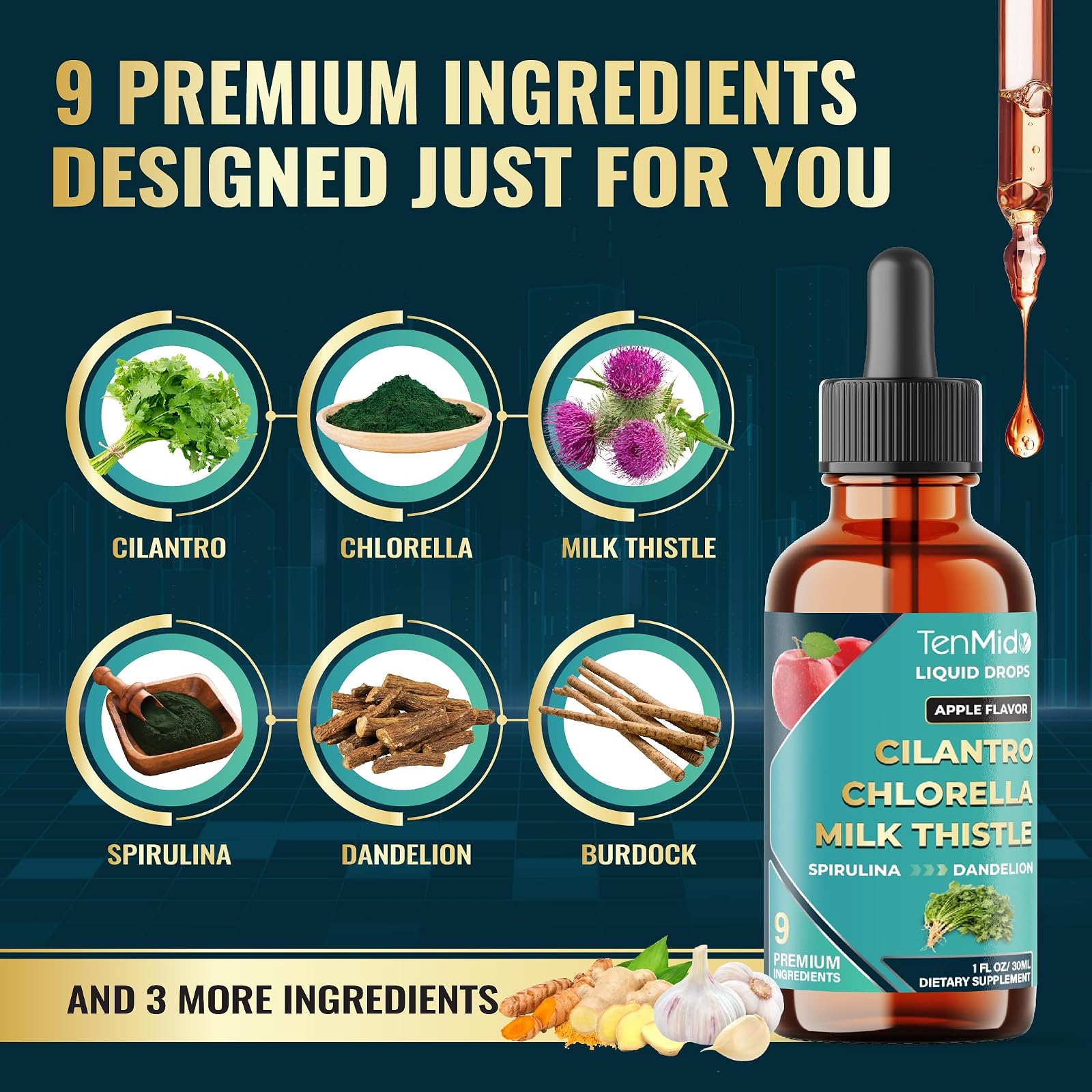natural cilantro tincture for immunity