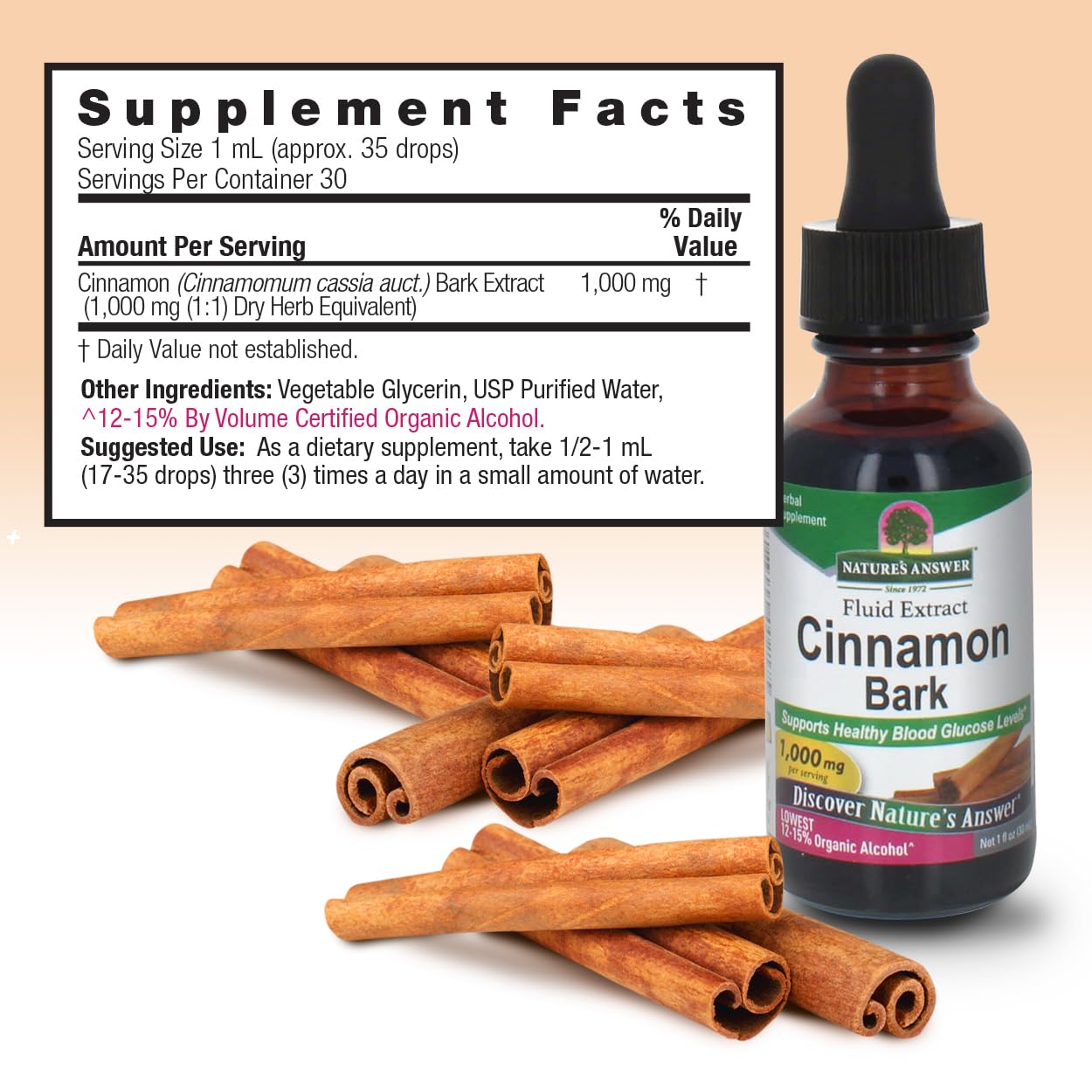natural cinnamon bark liquid supplement