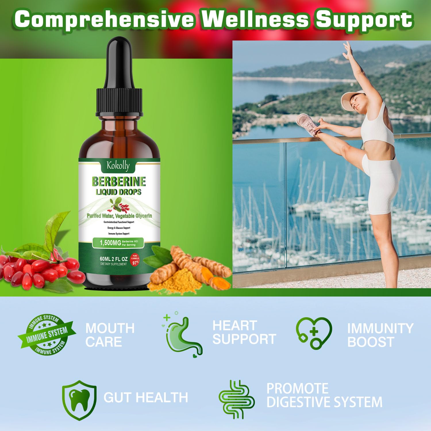Natural cinnamon drops for digestive health