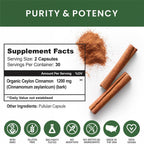 Natural cinnamon supplement for digestion
