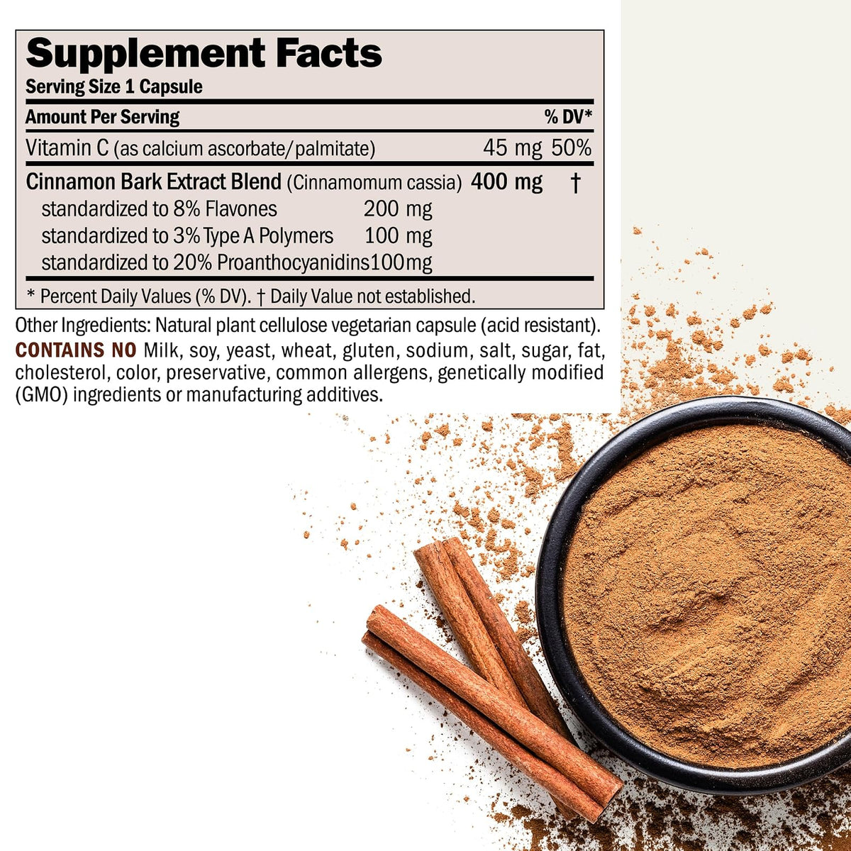 natural cinnamon supplement for health