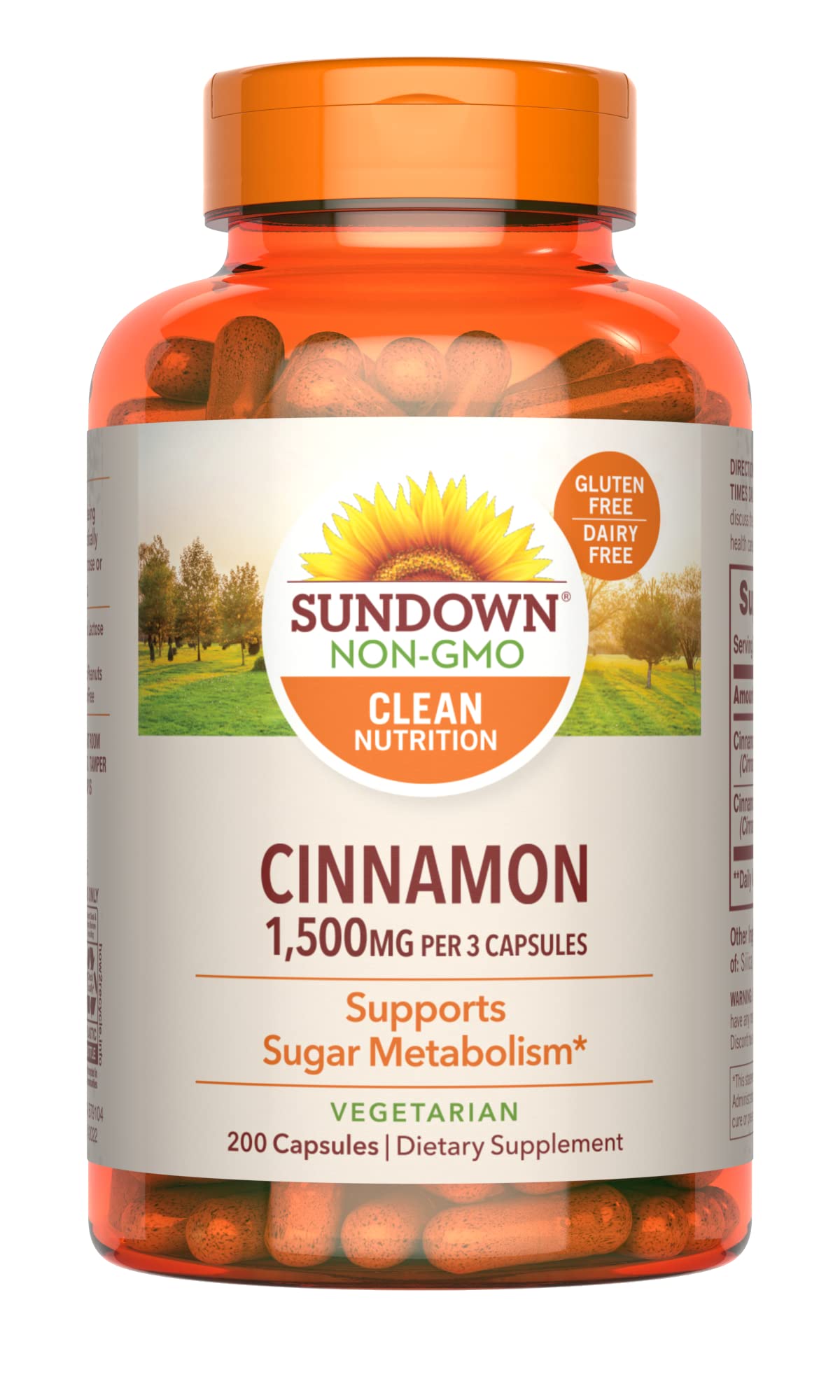 Natural cinnamon supplement for health