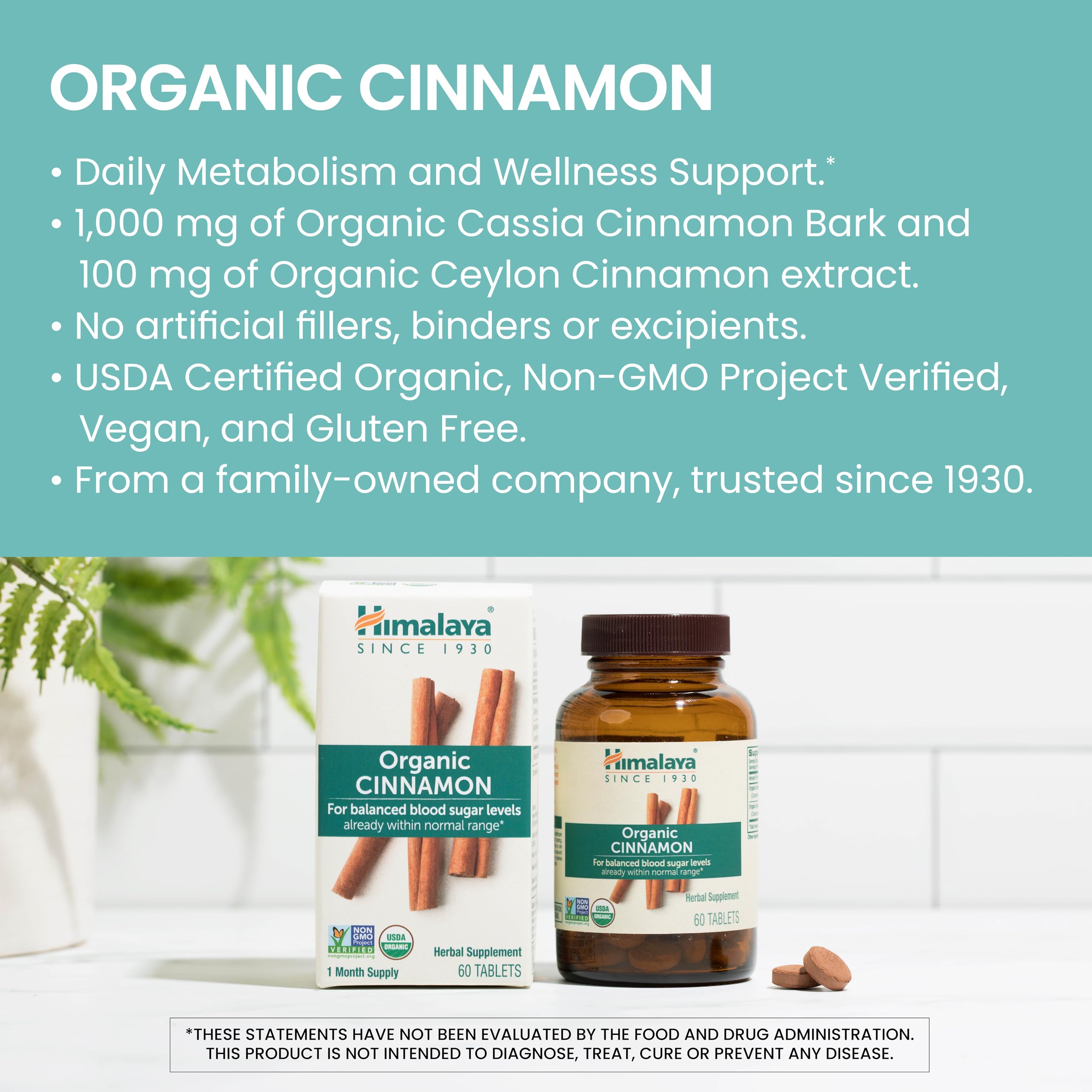 Natural cinnamon supplement for wellness