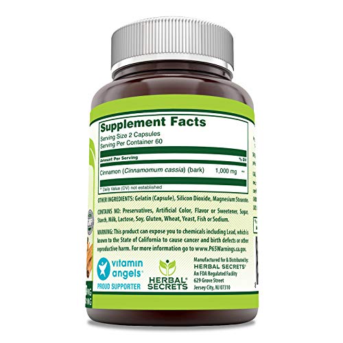 Natural cinnamon supplement for wellness