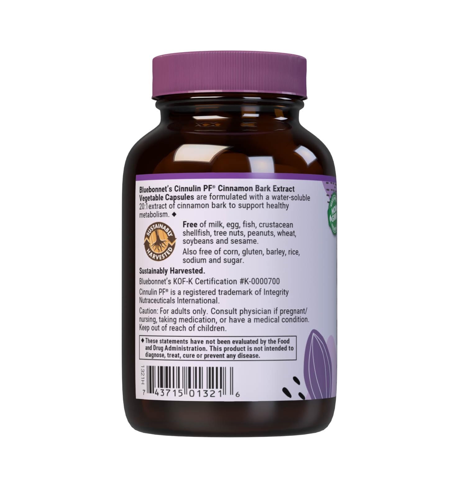 Natural cinnamon supplement for wellness