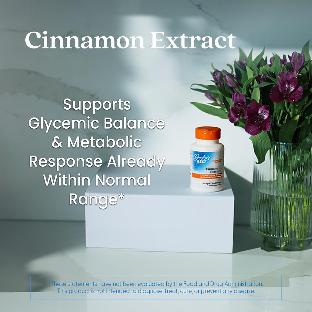 Natural cinnamon supplement for wellness