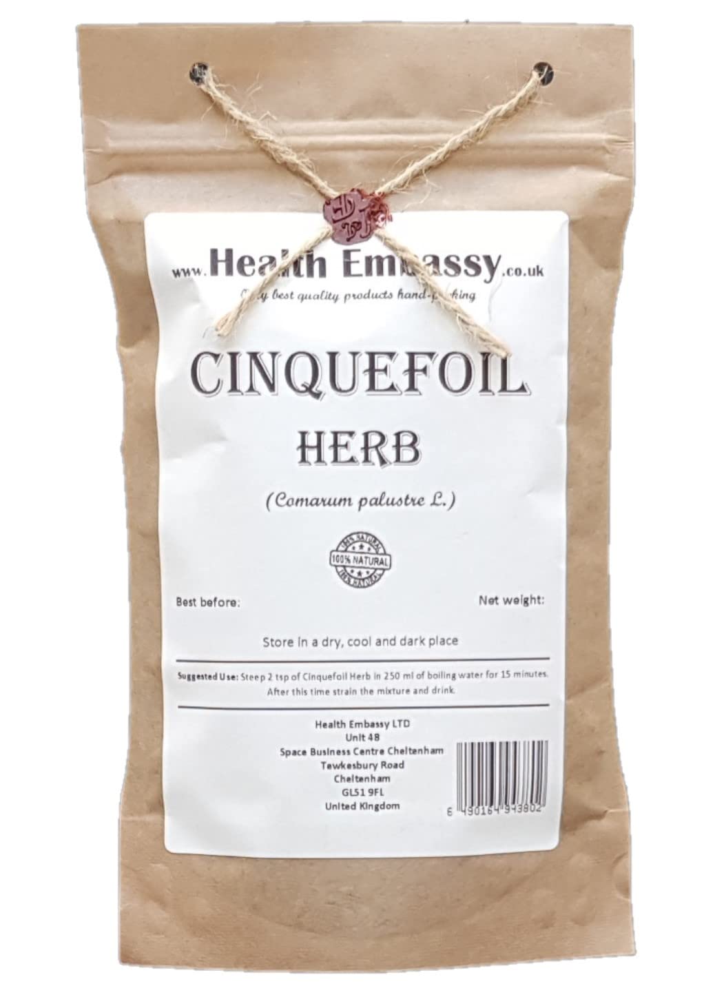 natural cinquefoil herb tea