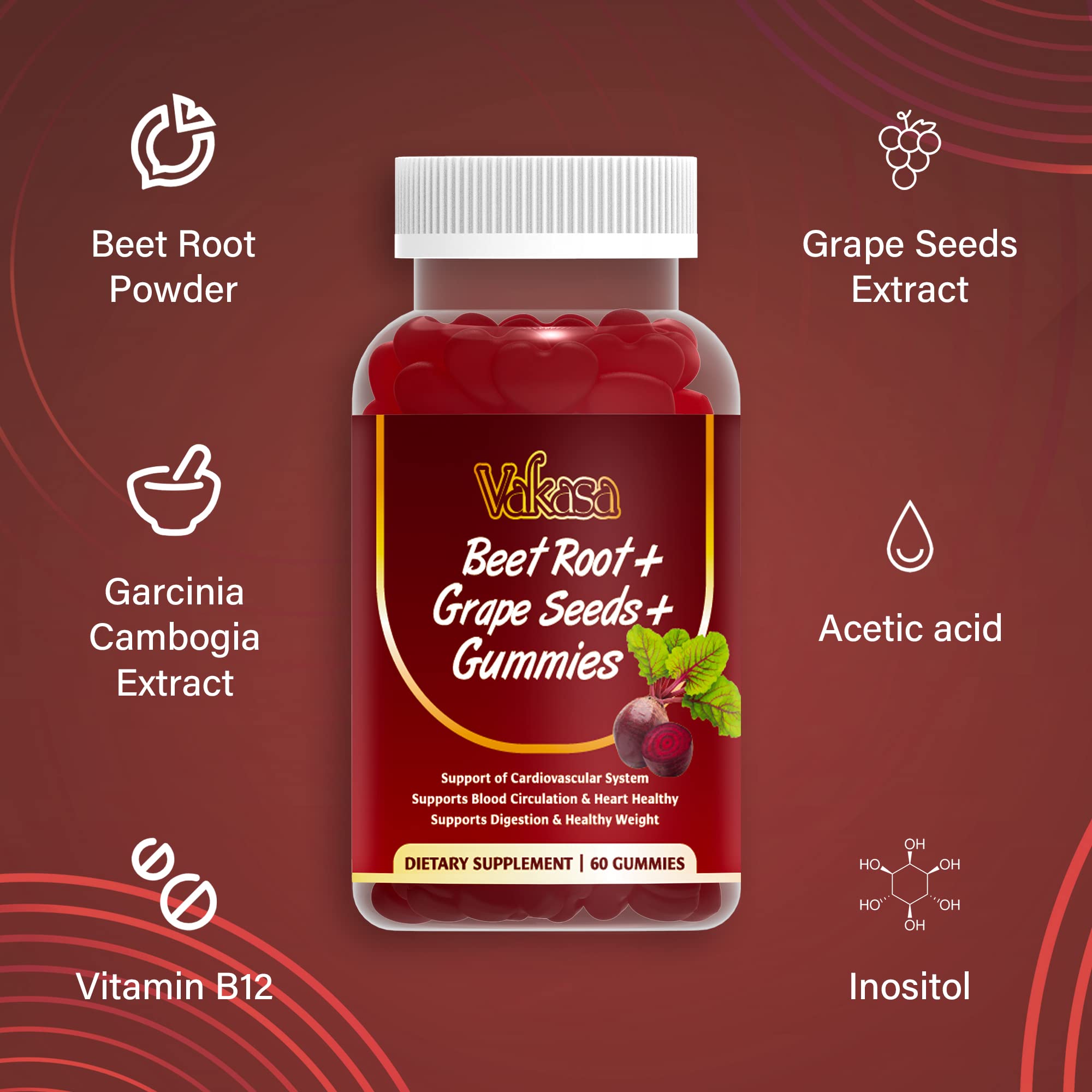 Natural circulation support with beet root
