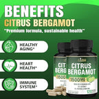 natural Citrus Bergamot capsules for vitality