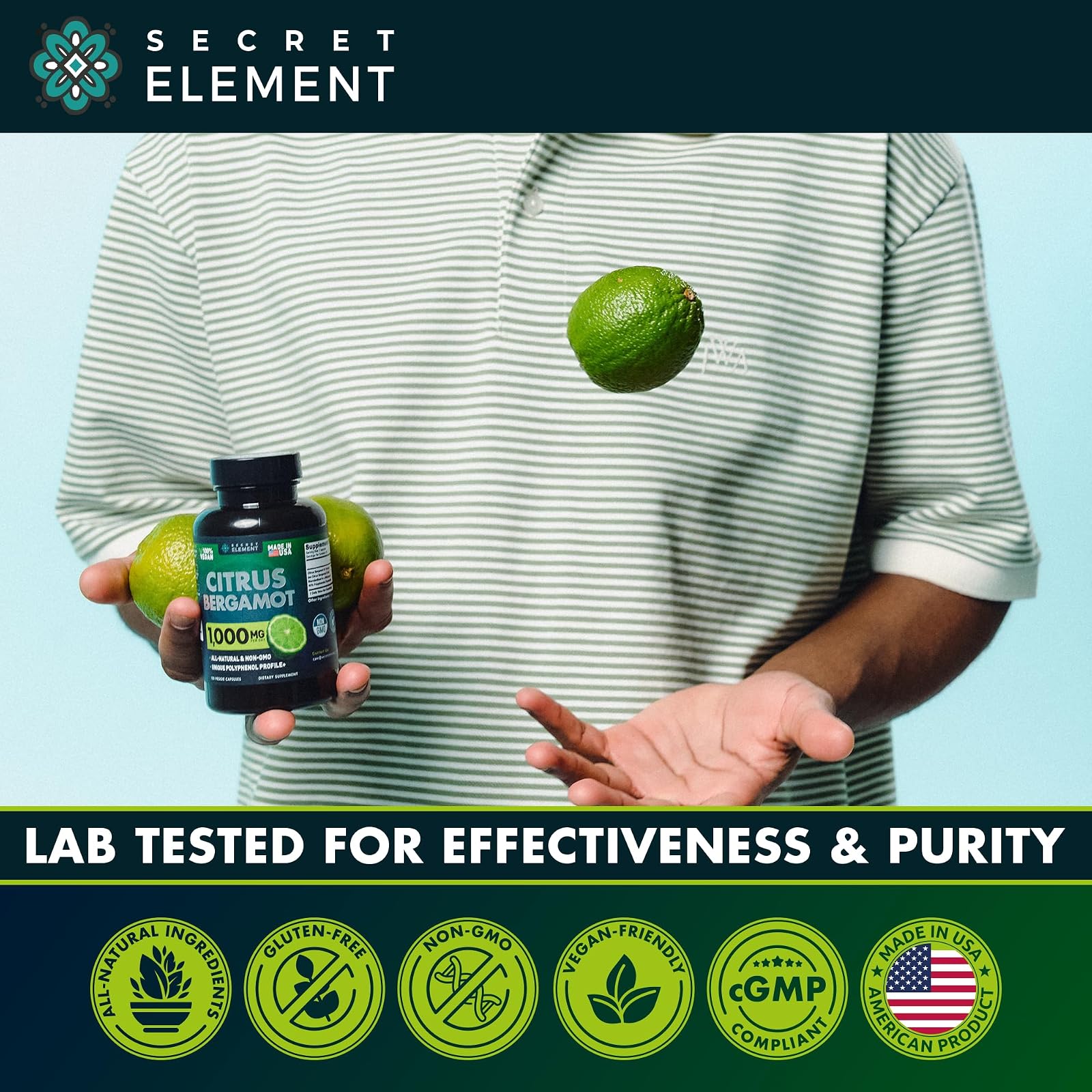 Natural Citrus Bergamot extract for wellness