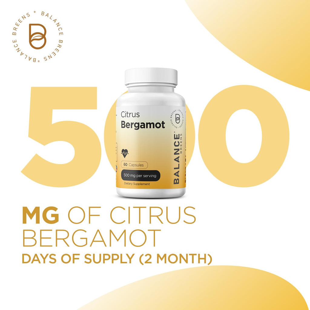 Natural Citrus Bergamot supplement capsules