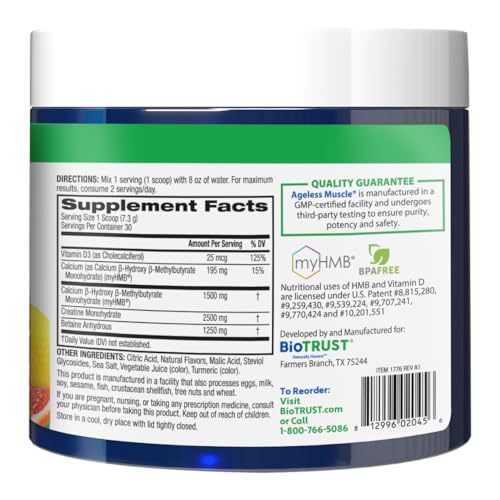 Natural citrus creatine for workouts