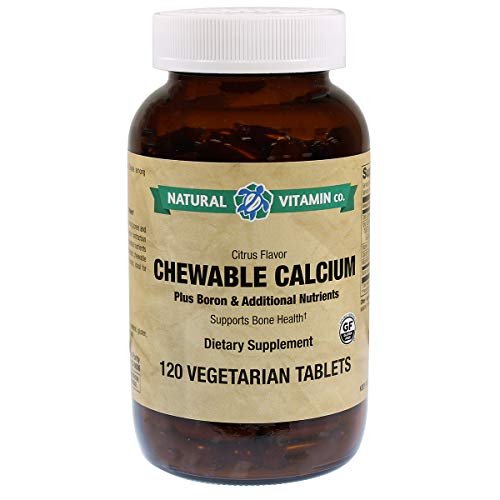 natural citrus flavour calcium tablets