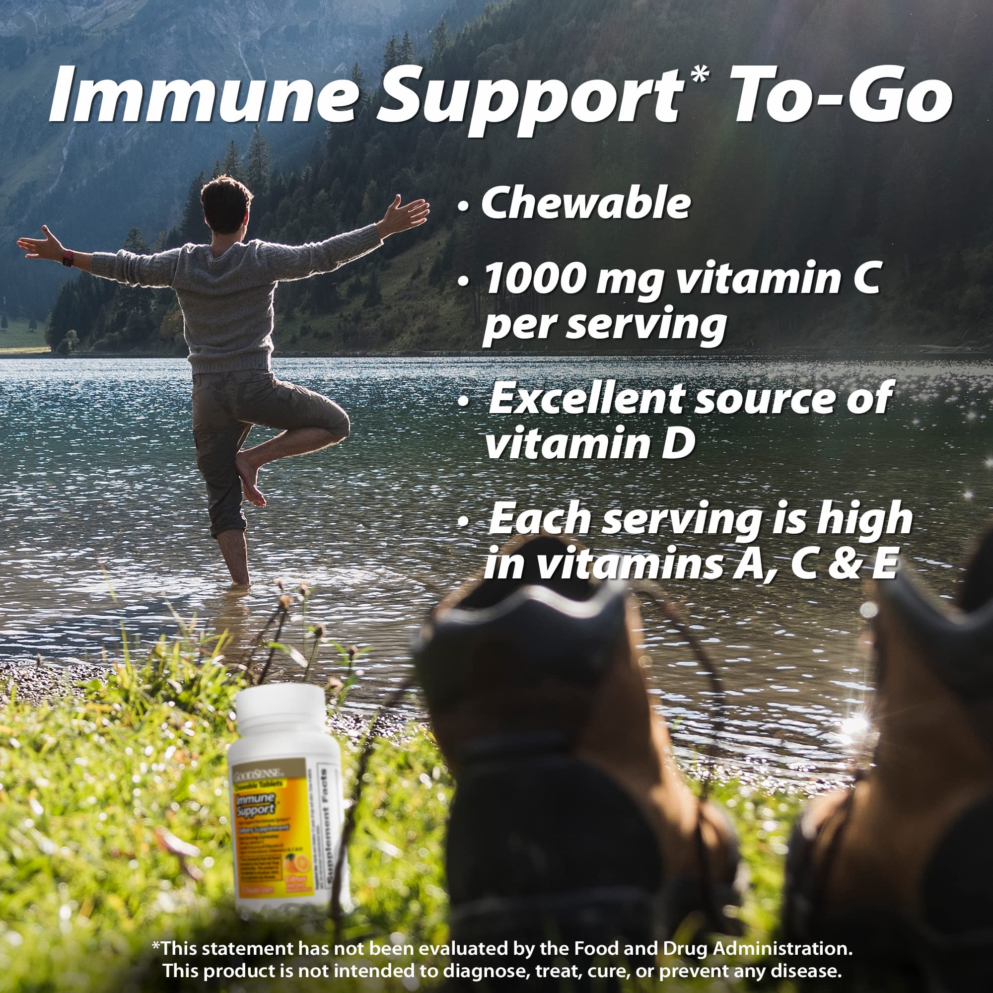 natural citrus flavour vitamin tablets