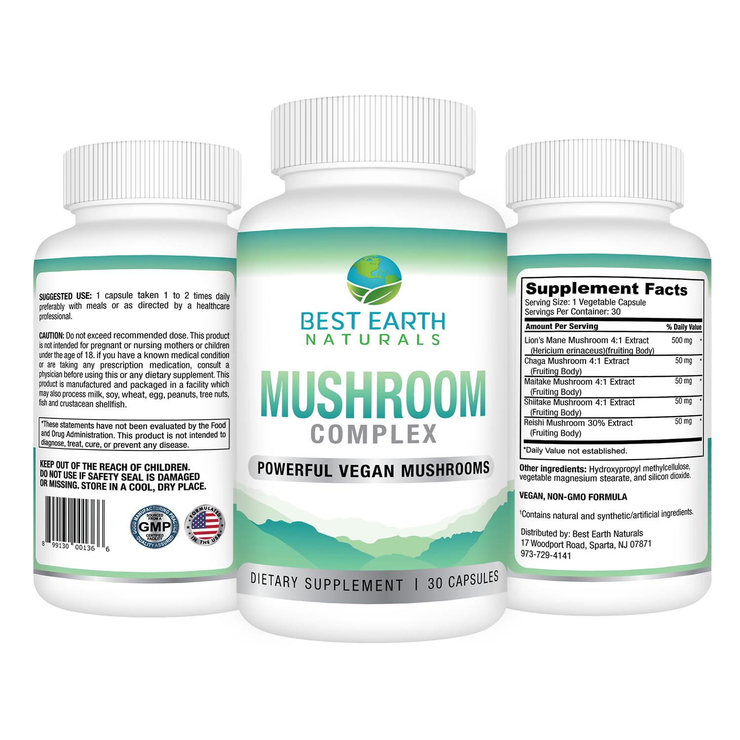 natural clarity with mushroom supplement