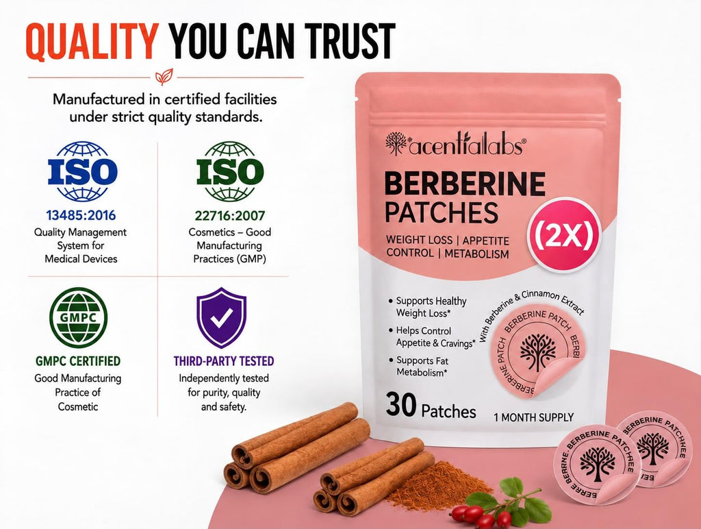 natural cleanse patch with berberine