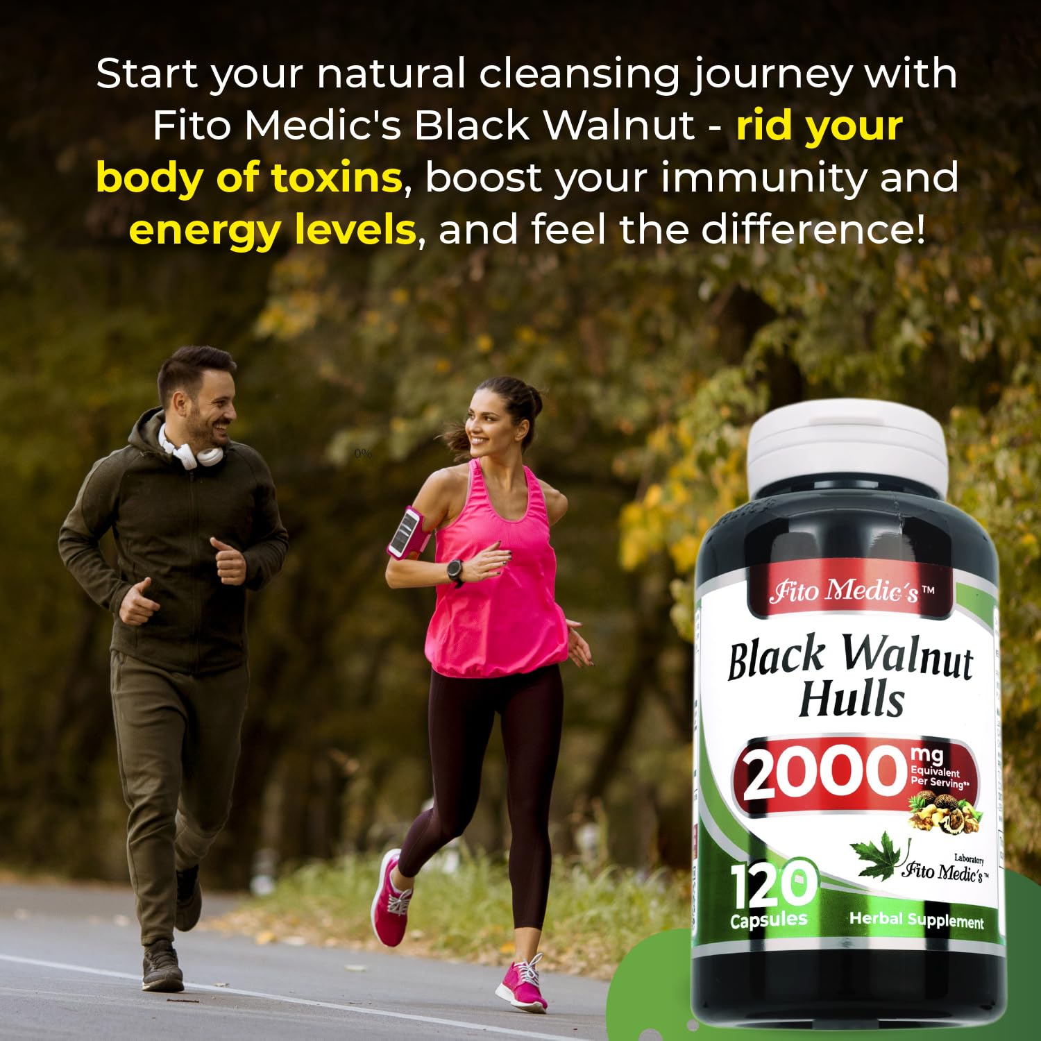 natural cleanse with black walnut hull