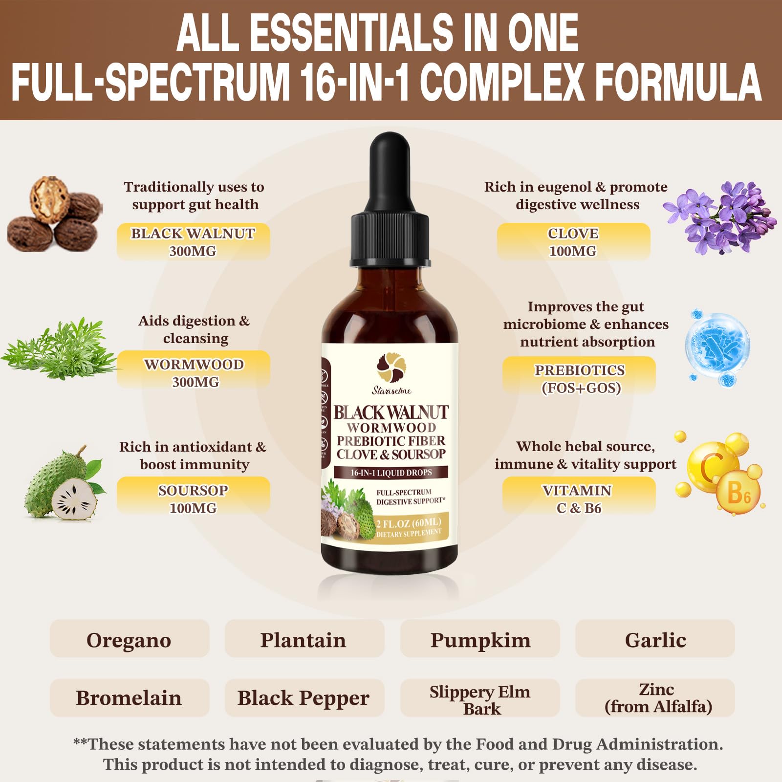 Natural cleanse with black walnut