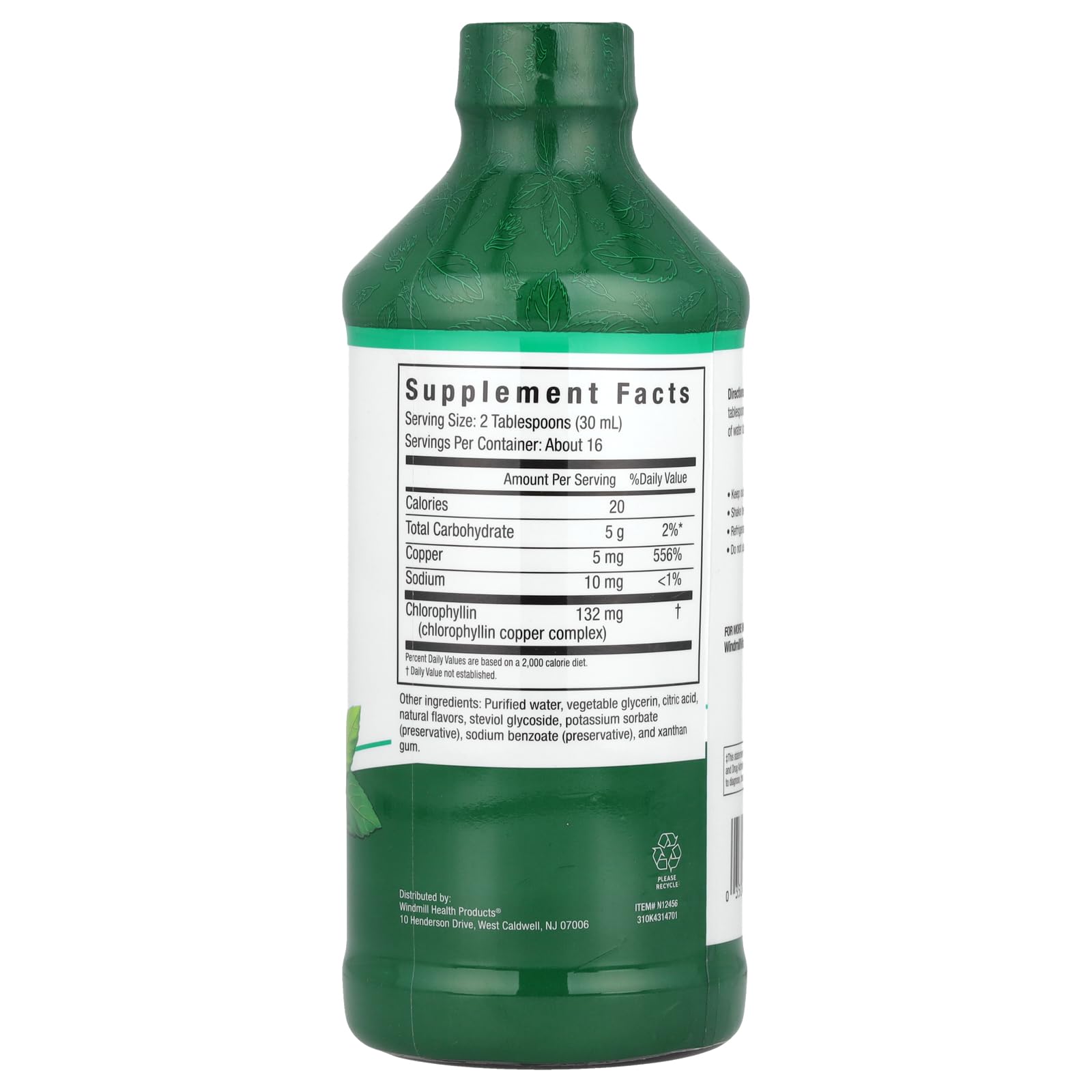 natural cleanse with chlorophyll drops