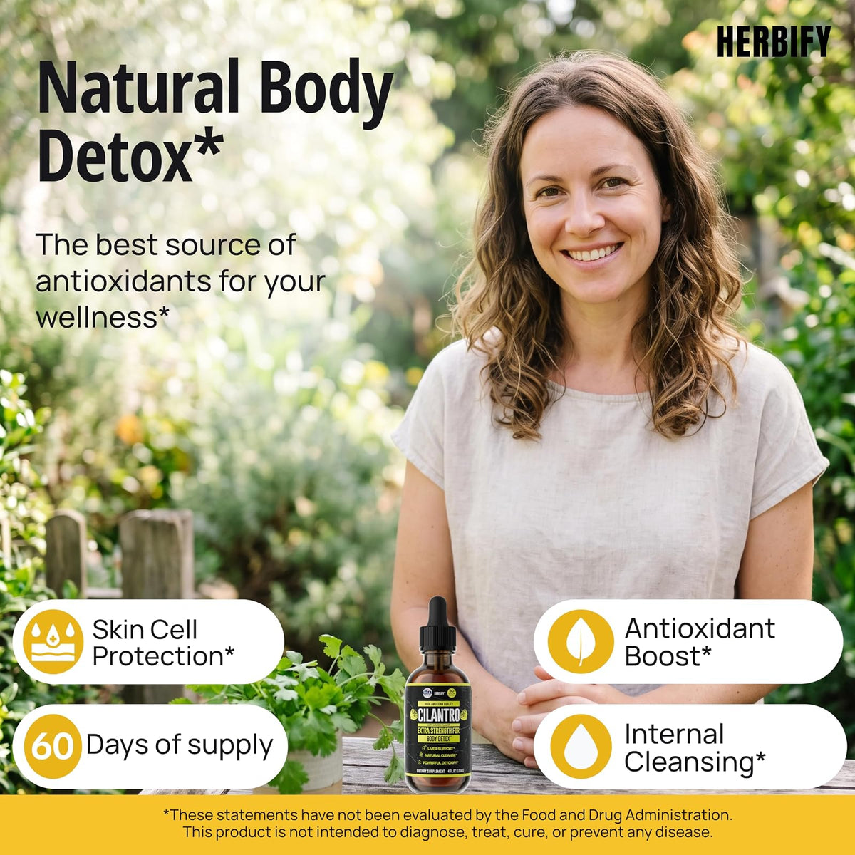 natural cleanse with cilantro extract
