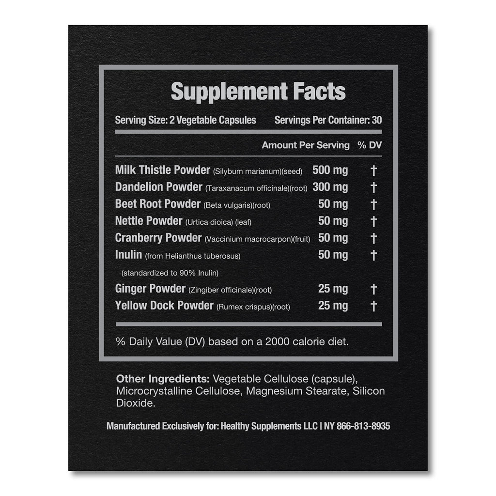 natural cleanse with milk thistle extract