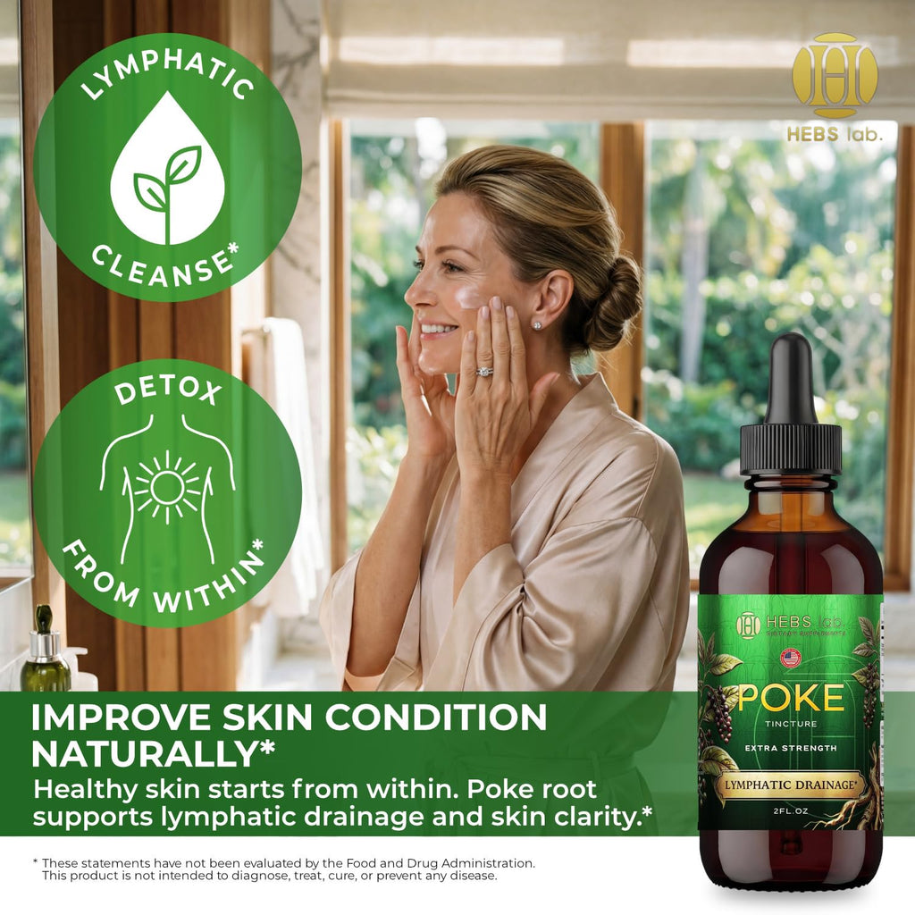 Natural cleanse with poke root