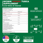 natural cleanse with TUDCA capsules