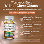 natural cleanse with Wormwood Black Walnut