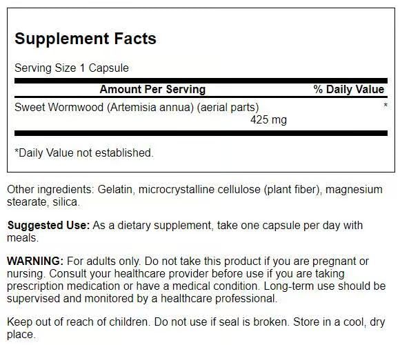 natural cleanse with wormwood extract
