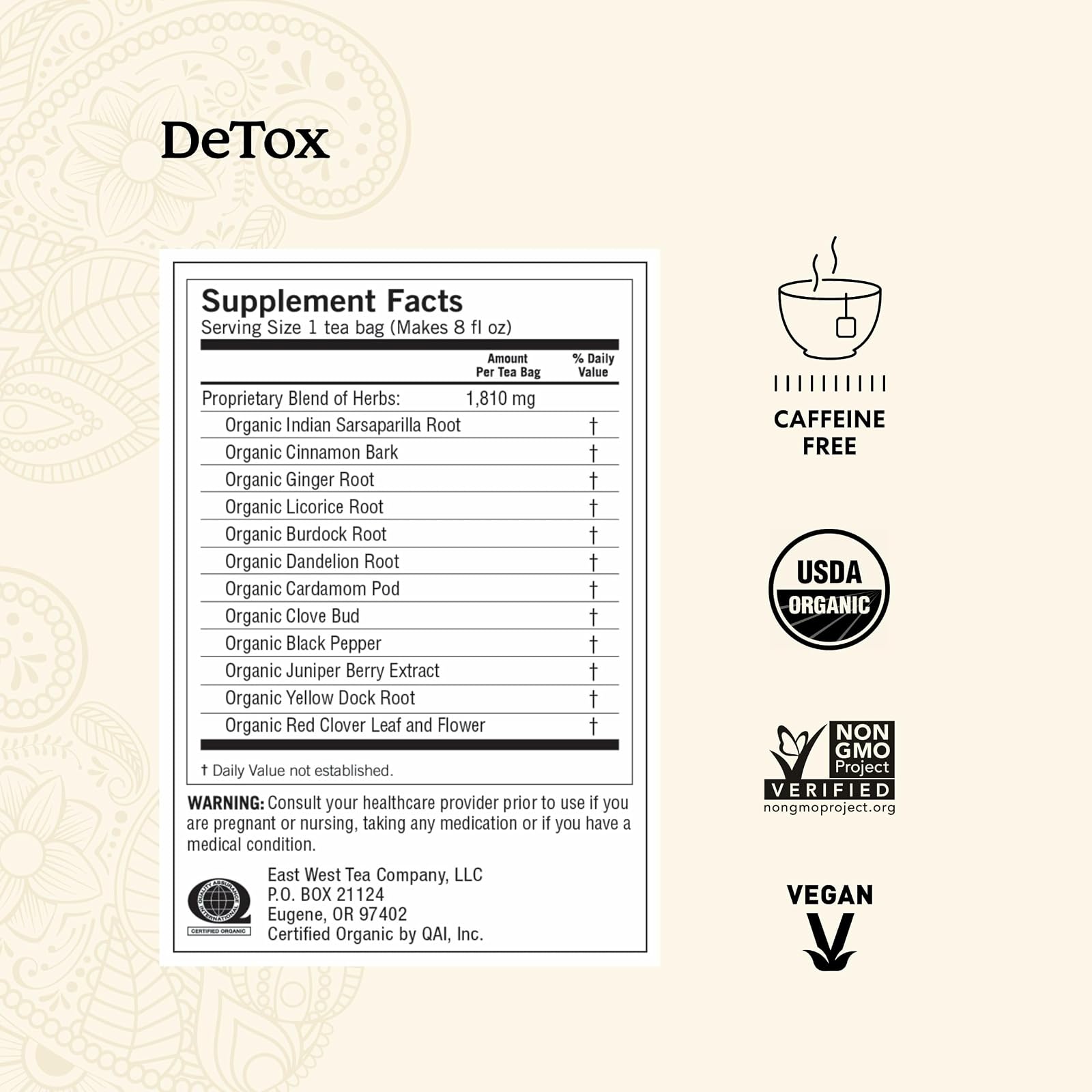 natural cleansing herbal tea