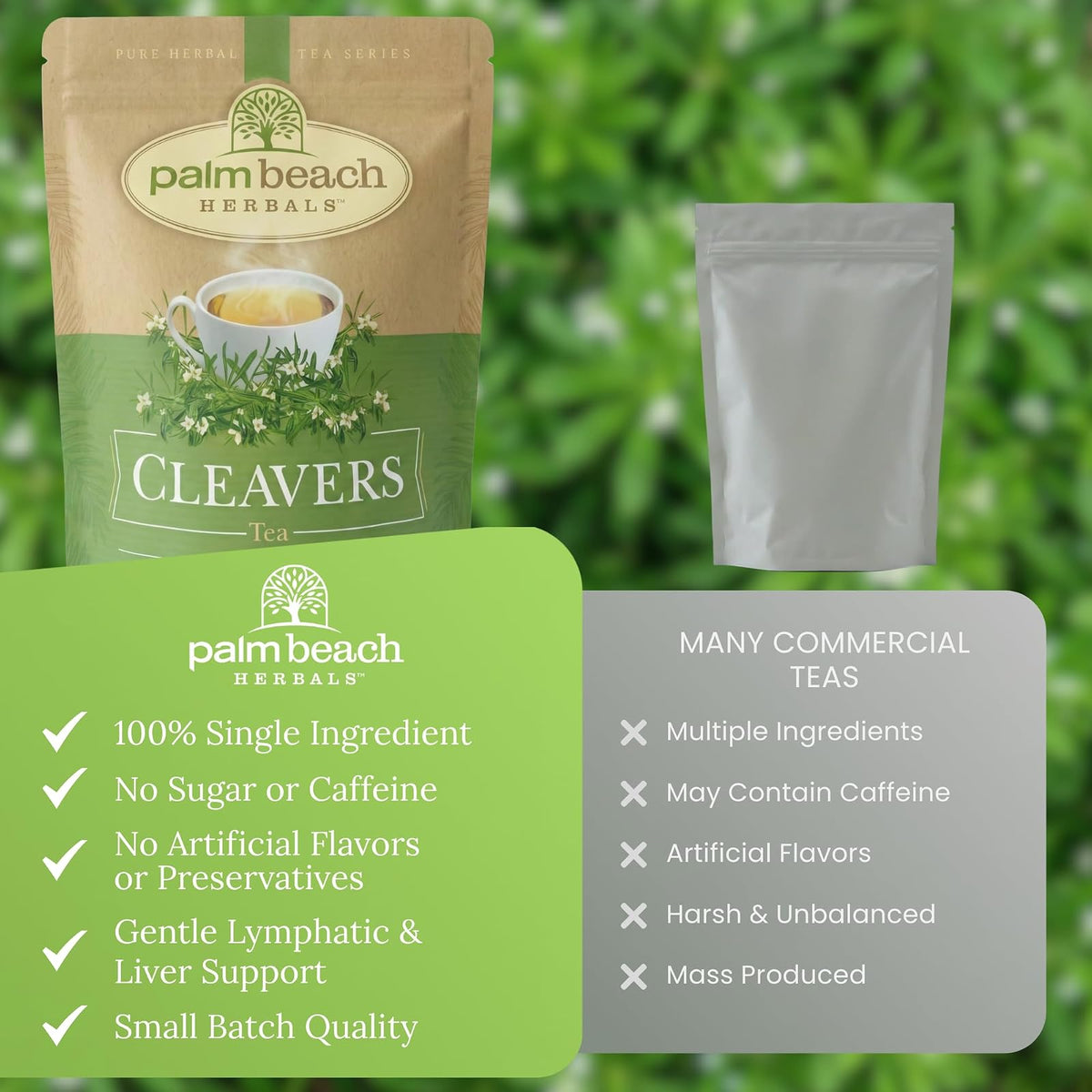 Natural Cleavers herbal tea benefits