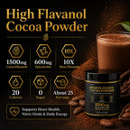 Natural cocoa powder for athletes