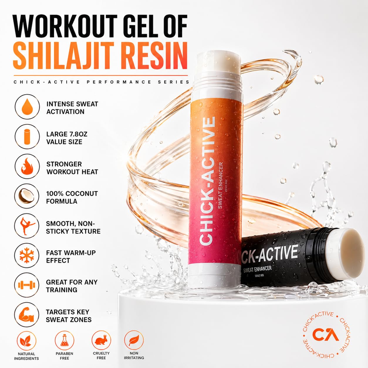 natural coconut extract energy gel