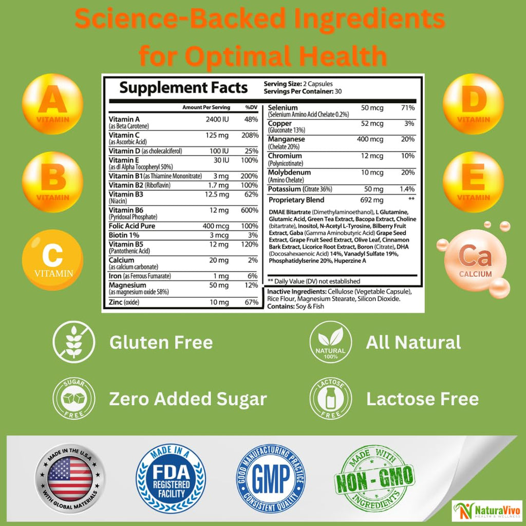 Natural cognitive booster supplements