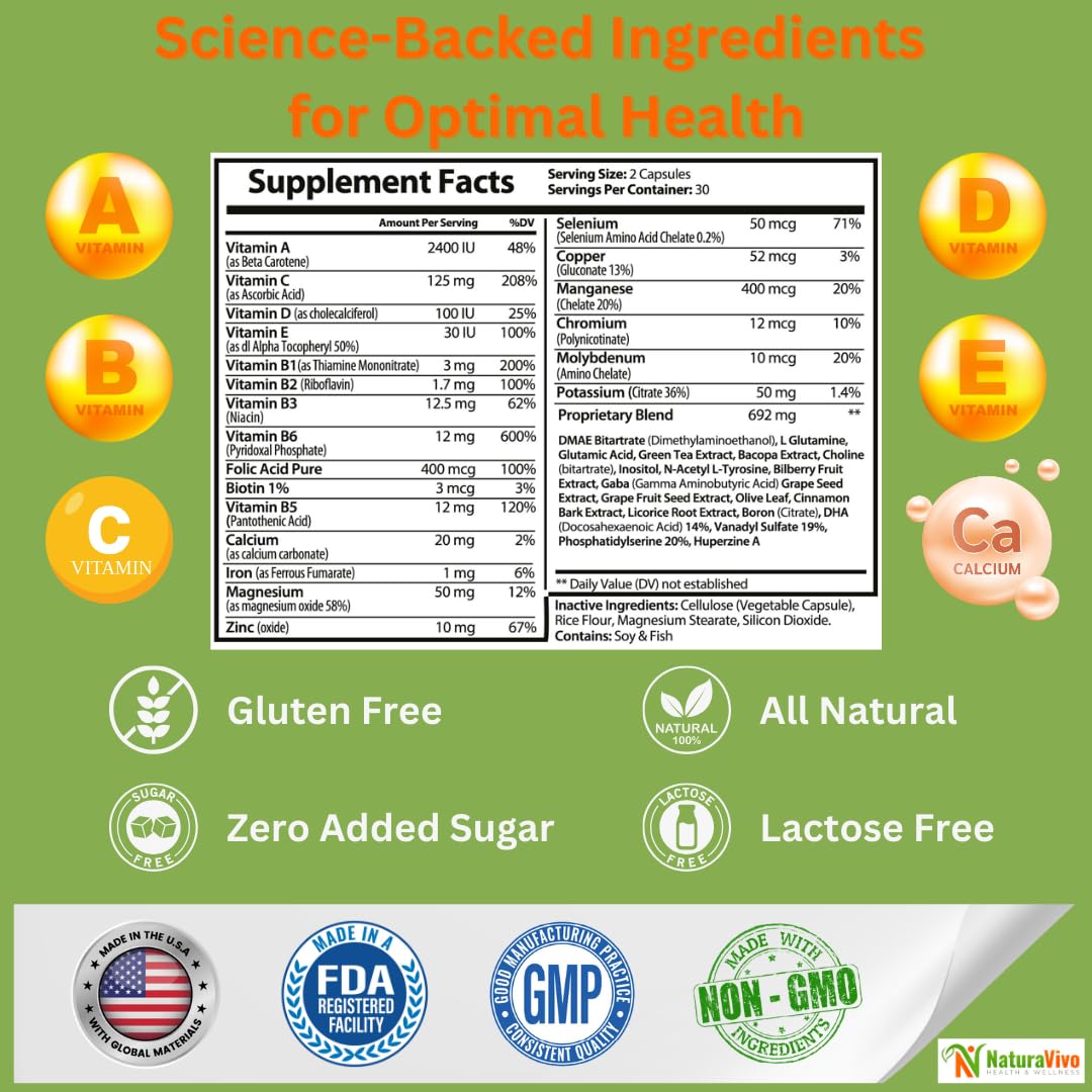 Natural cognitive booster supplements