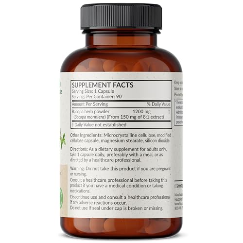 natural cognitive booster with Bacopa