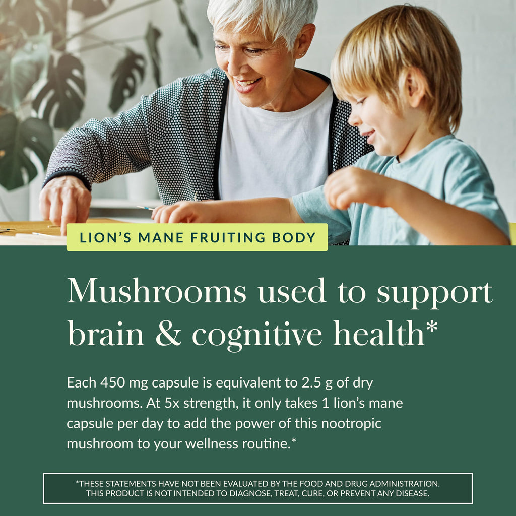 natural cognitive booster with Lion's Mane