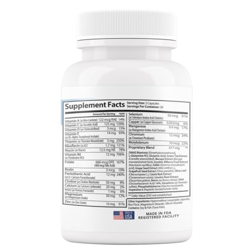 Natural cognitive enhancement capsules