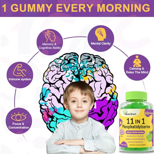 Natural cognitive enhancement gummies
